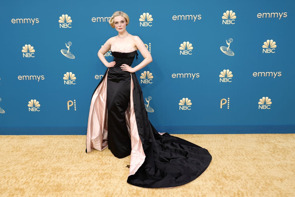 Elle Fanning Emmys Red Carpet Dress | Photos | POPSUGAR Fashion