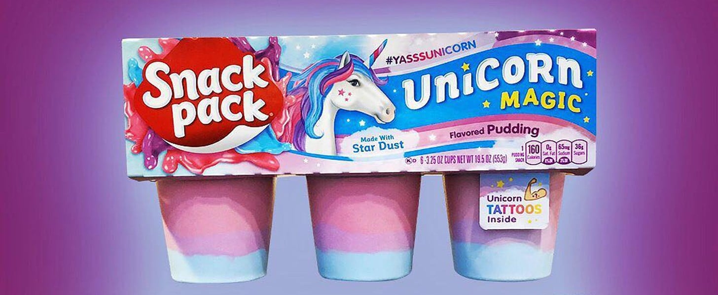 Snack Pack Unicorn Magic Pudding | PS Family