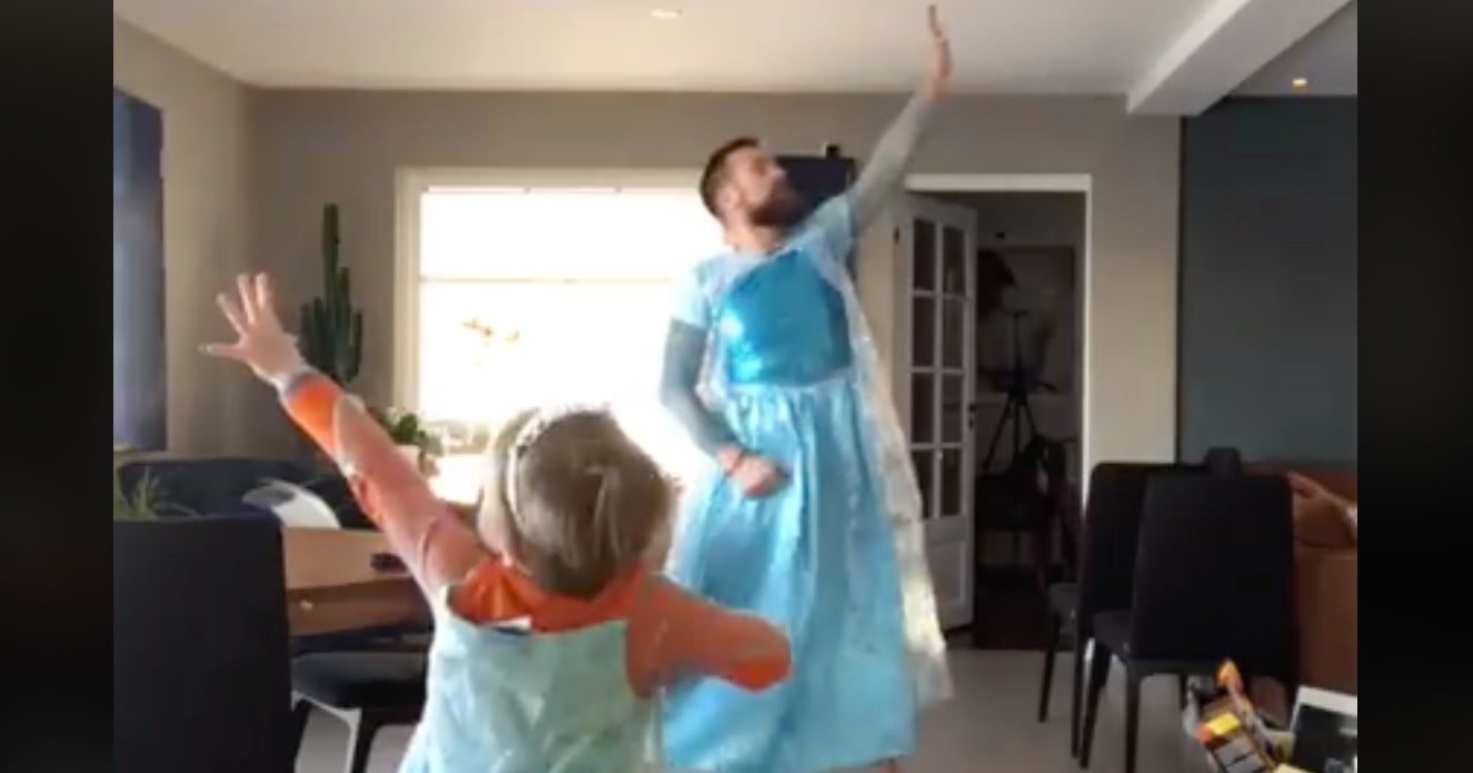 Let It Go Dad and Son Dance Video | PS Family