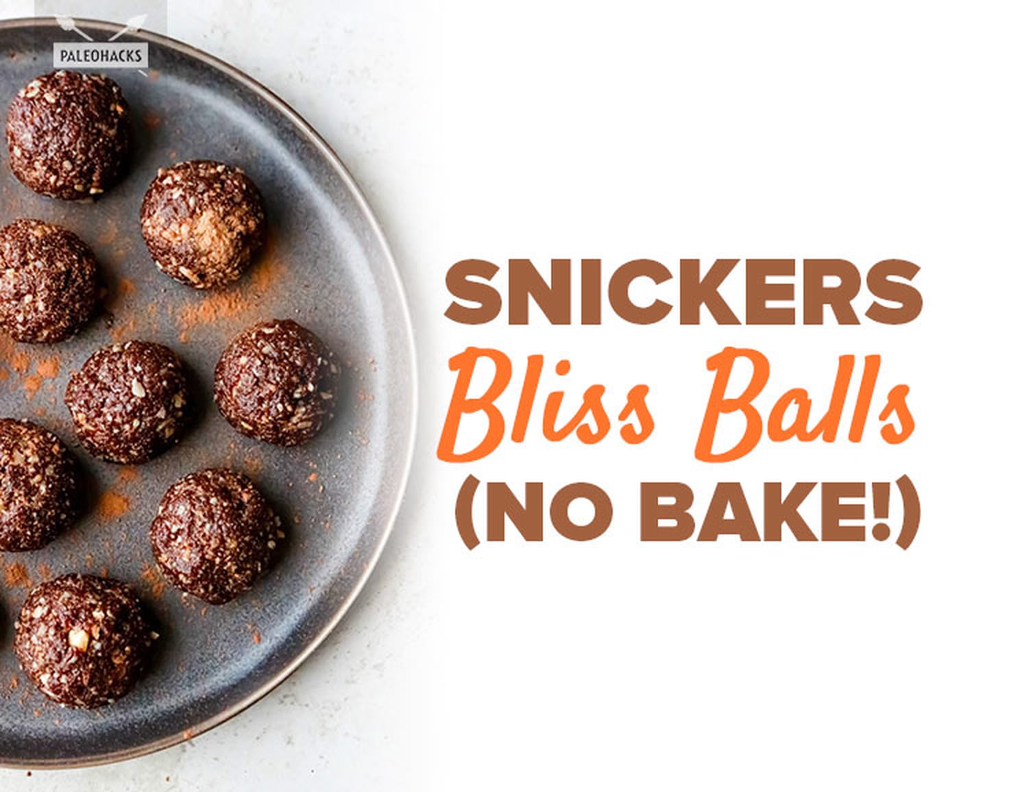 Paleo Snickers Cookie Balls | PS Fitness