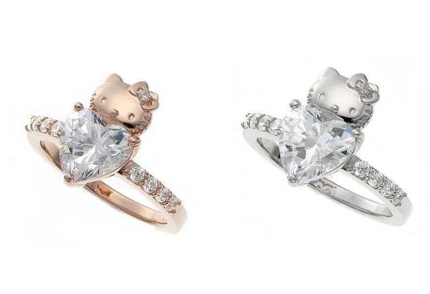 Hello Kitty Engagement Ring
