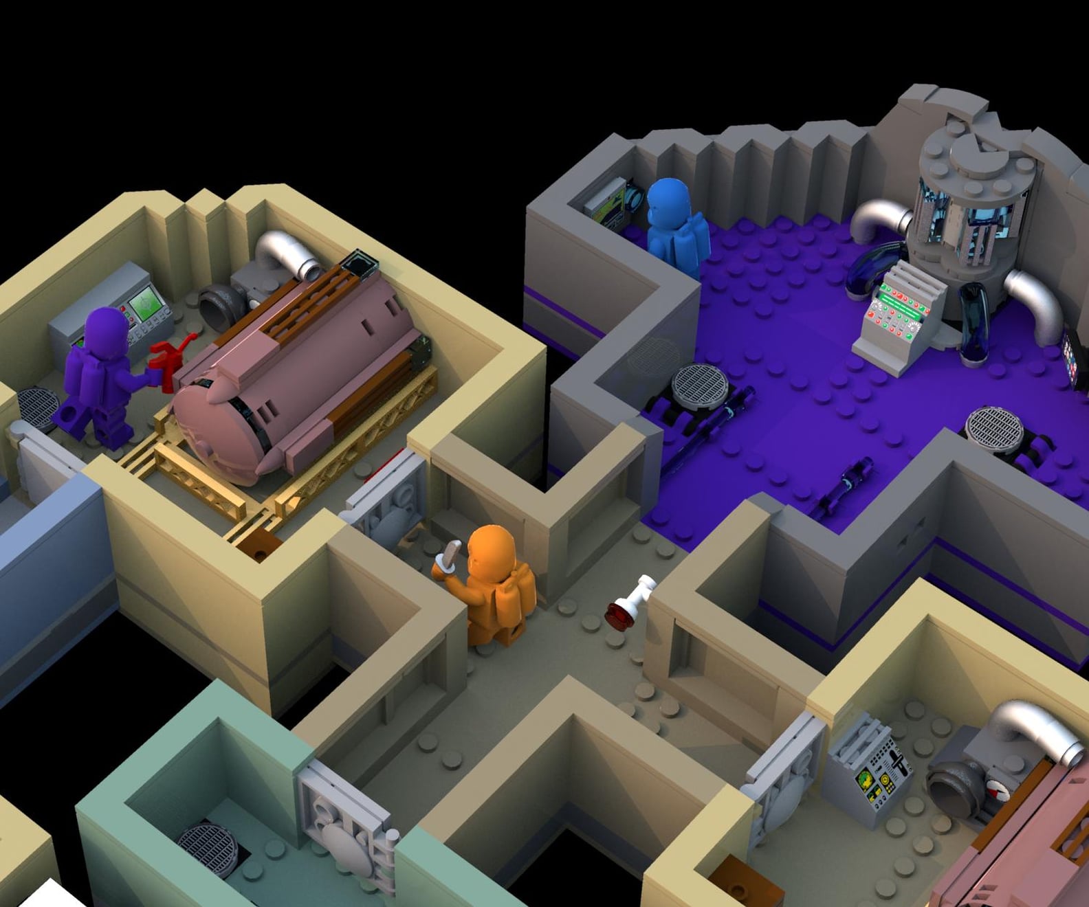 Among Us Lego Ideas "The Skeld" Map Set | PS Family