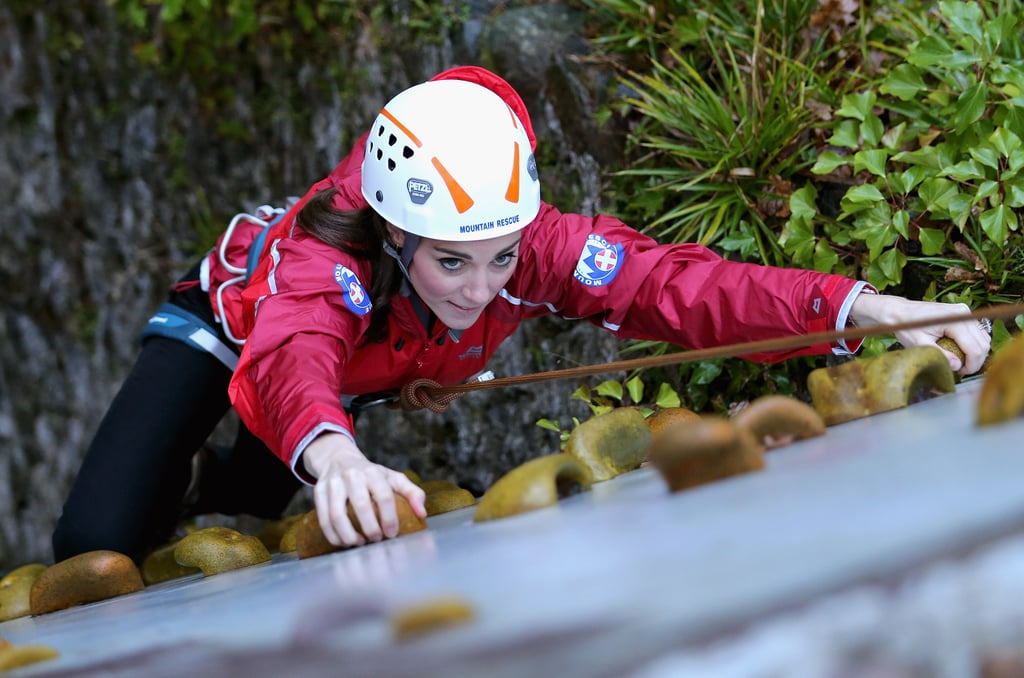 Kate Middleton and Prince William Rock Climbing in UK 2015 | POPSUGAR ...