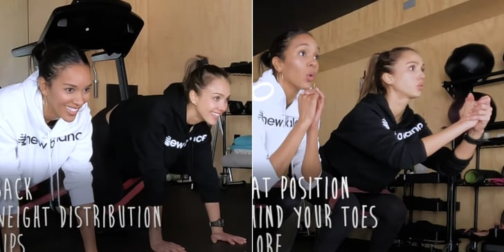 Try Jessica Alba's Booty Band Butt Workout | POPSUGAR Fitness