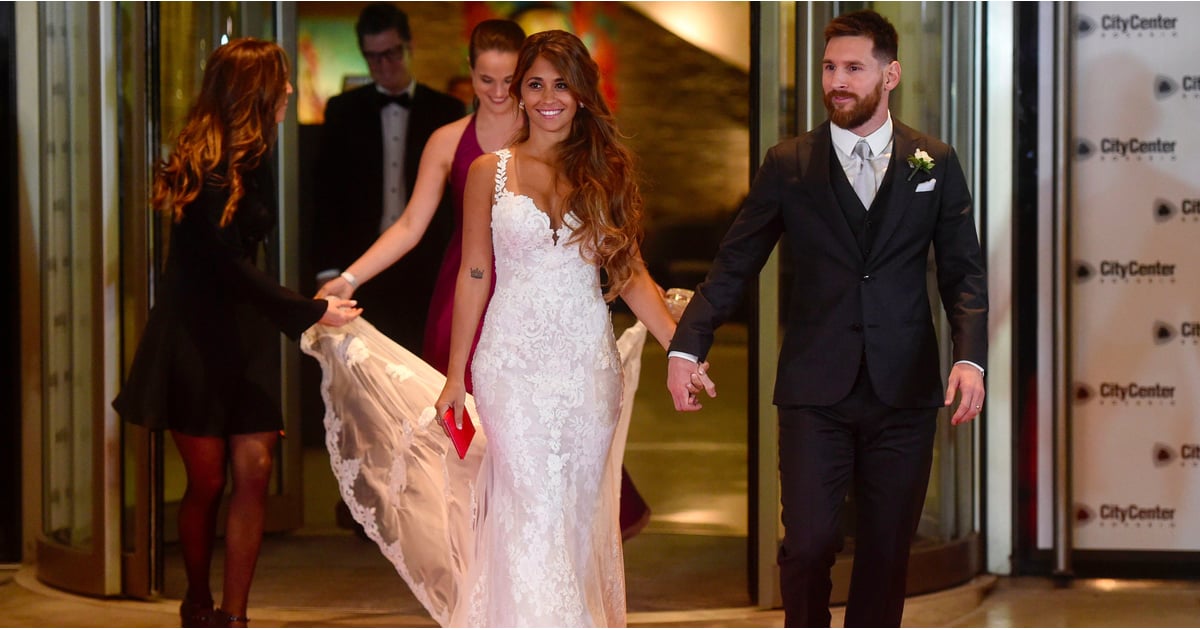 Lionel Messi and Antonella Roccuzzo Wedding | POPSUGAR Latina