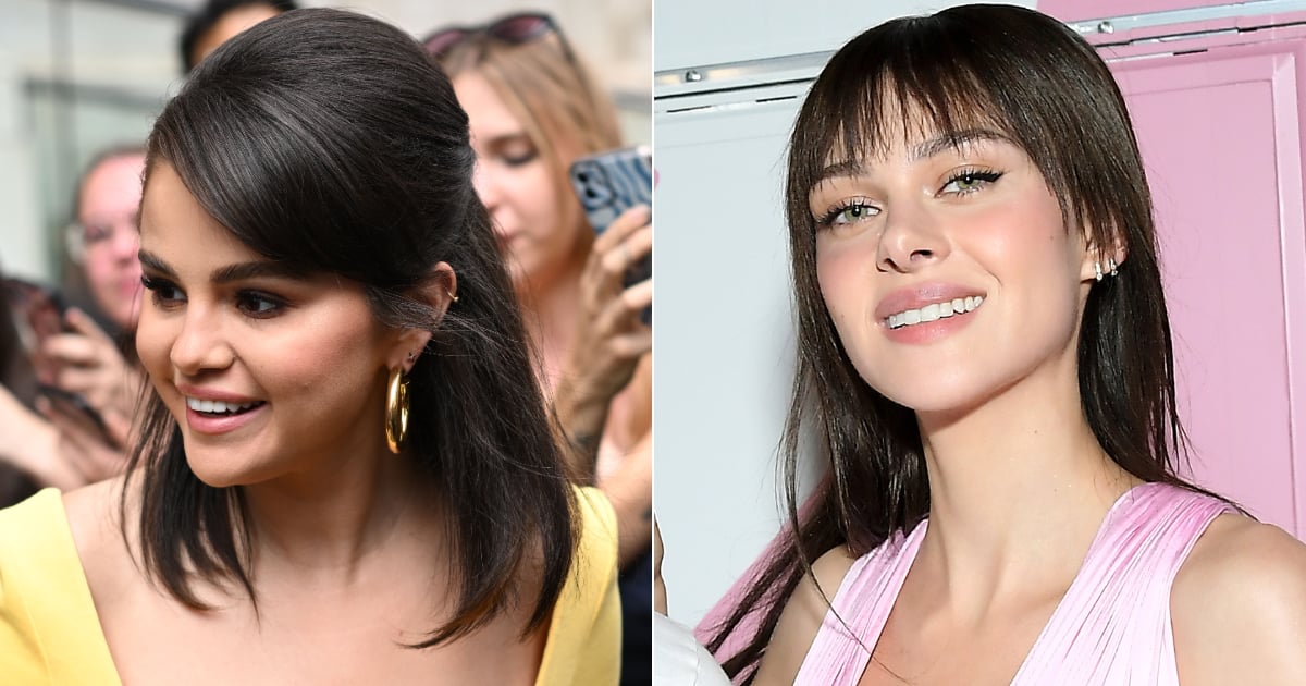 Selena Gomez and Nicola Peltz Wear Pink Silk Ruffle Trim PJs | PS Fashion