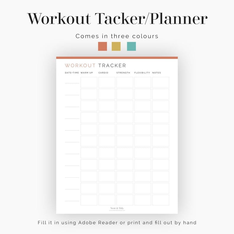 10 Printable Workout Calendars to Help You Crush Your Goals | PS Fitness