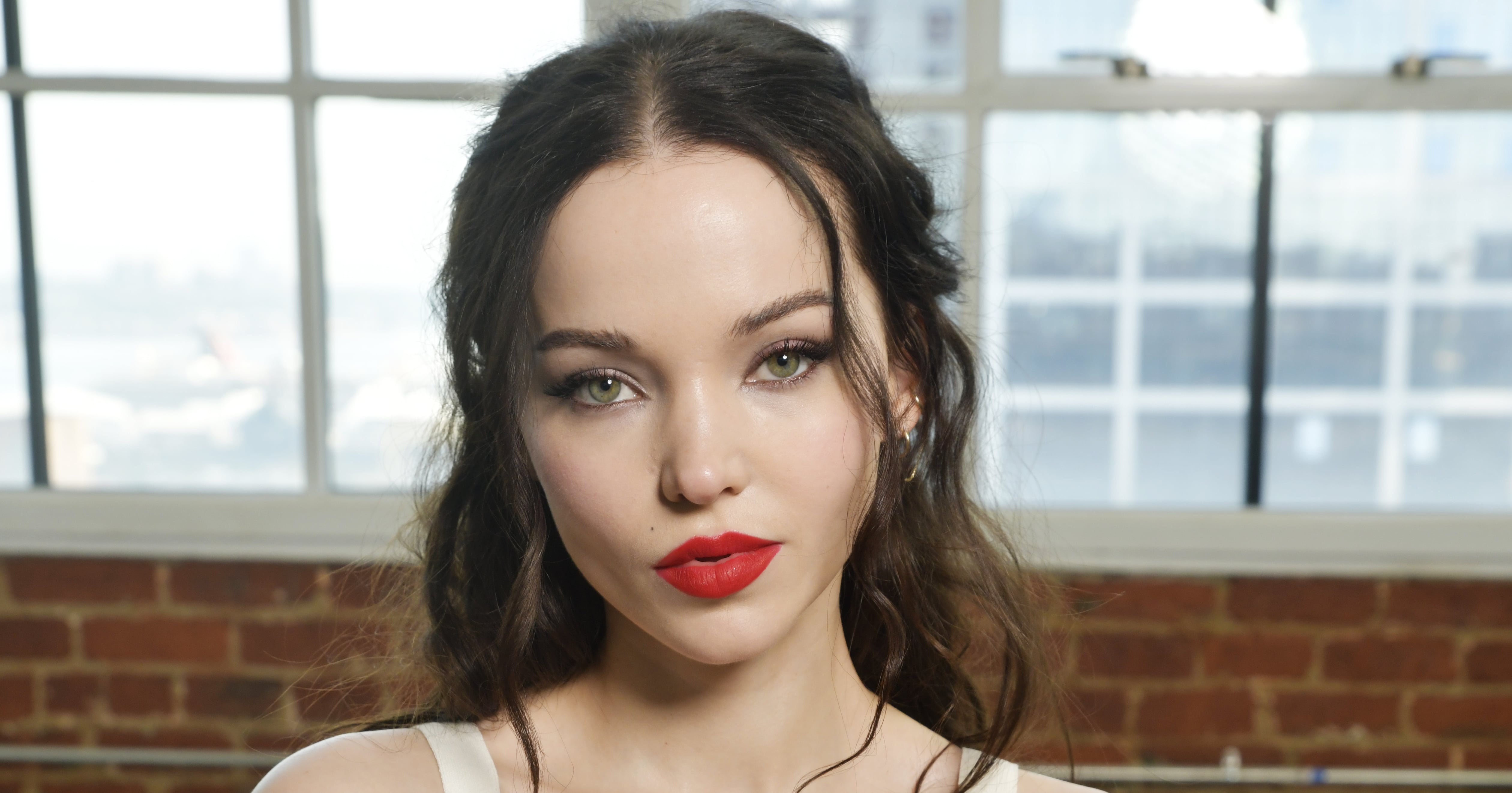 Dove Cameron's Crystal Eye Makeup at Paris Fashion Week | PS Beauty