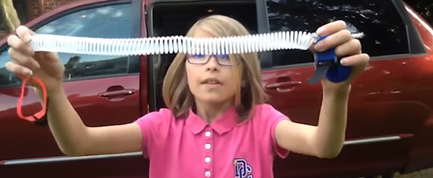 Fourth Grader Invention For Kids in Cars | PS Family