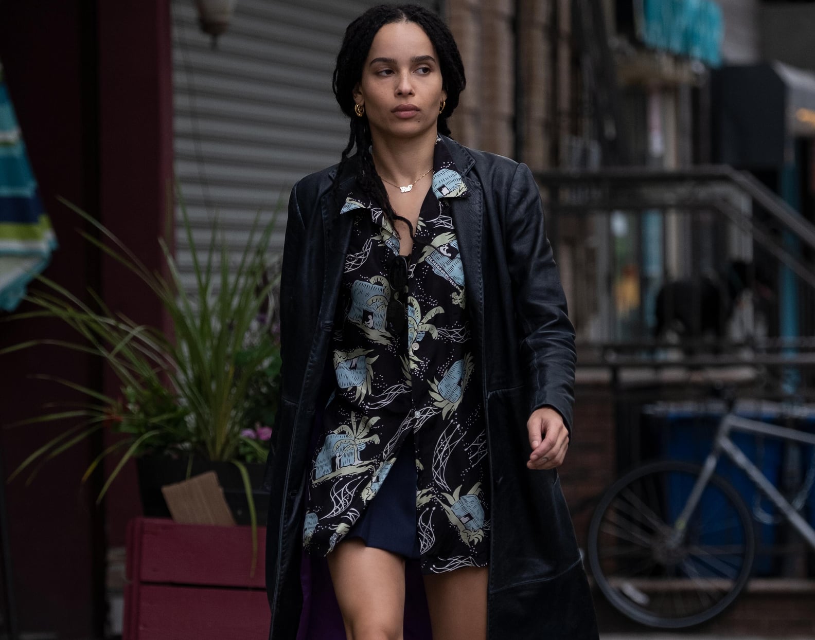 Zoë Kravitz's Leather Jacket as Rob on High Fidelity | PS Fashion