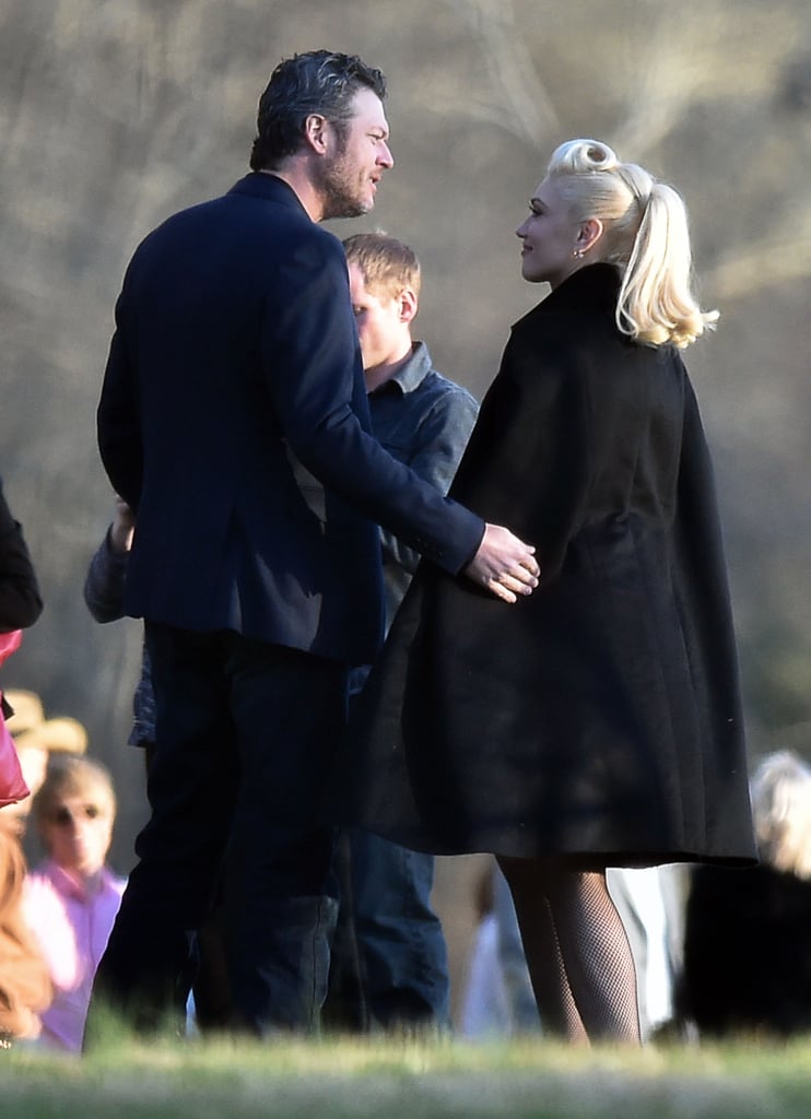 Gwen Stefani and Blake Shelton at RaeLynn's Wedding 2016 | POPSUGAR ...