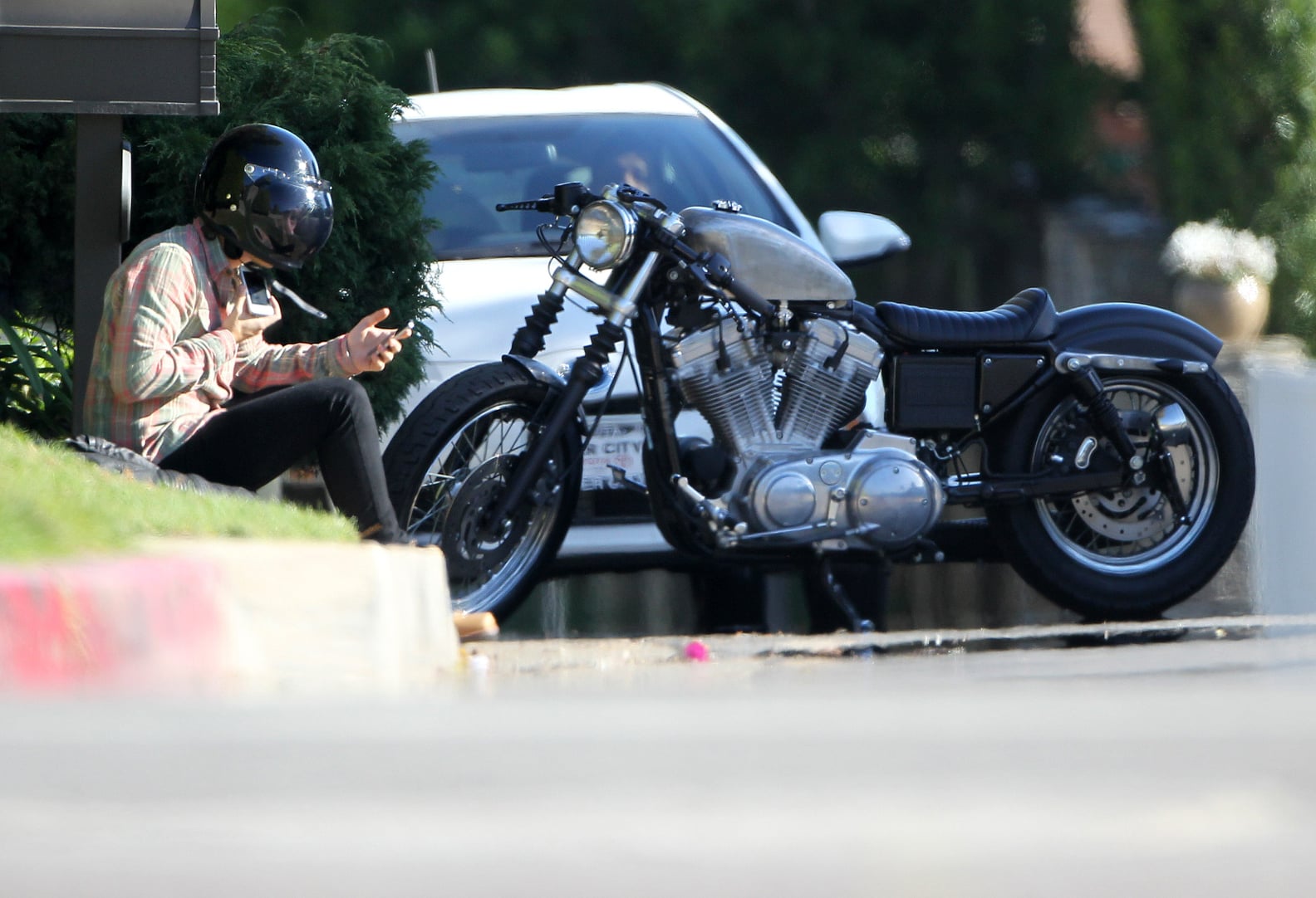 Harry Styles on a Motorcycle | PS Celebrity