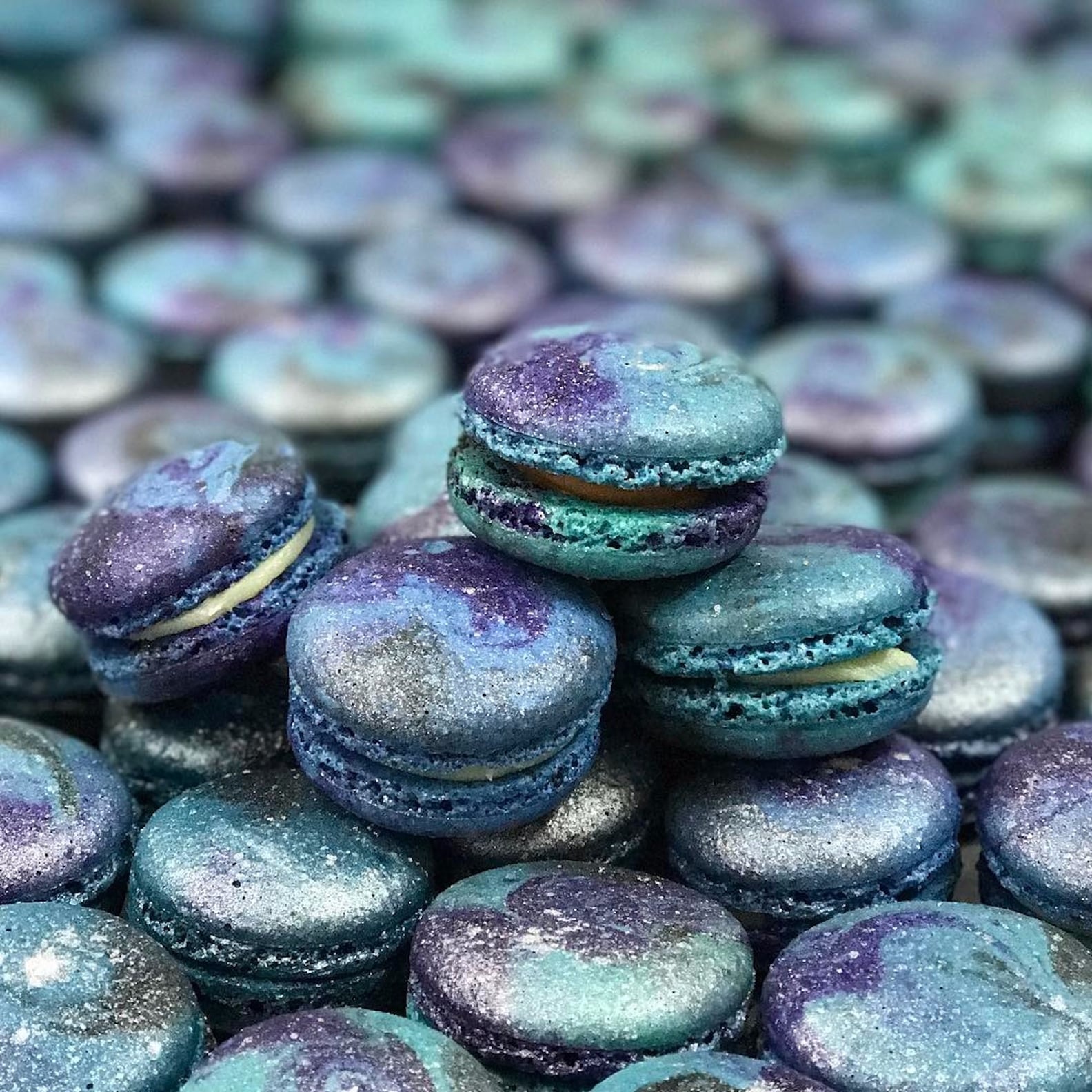 Galaxy Macarons Recipe | PS Food