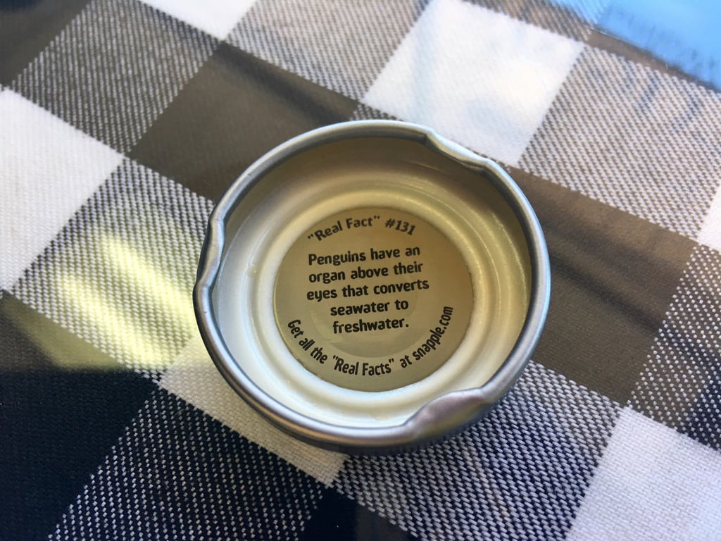 Are Snapple Facts Real POPSUGAR Food