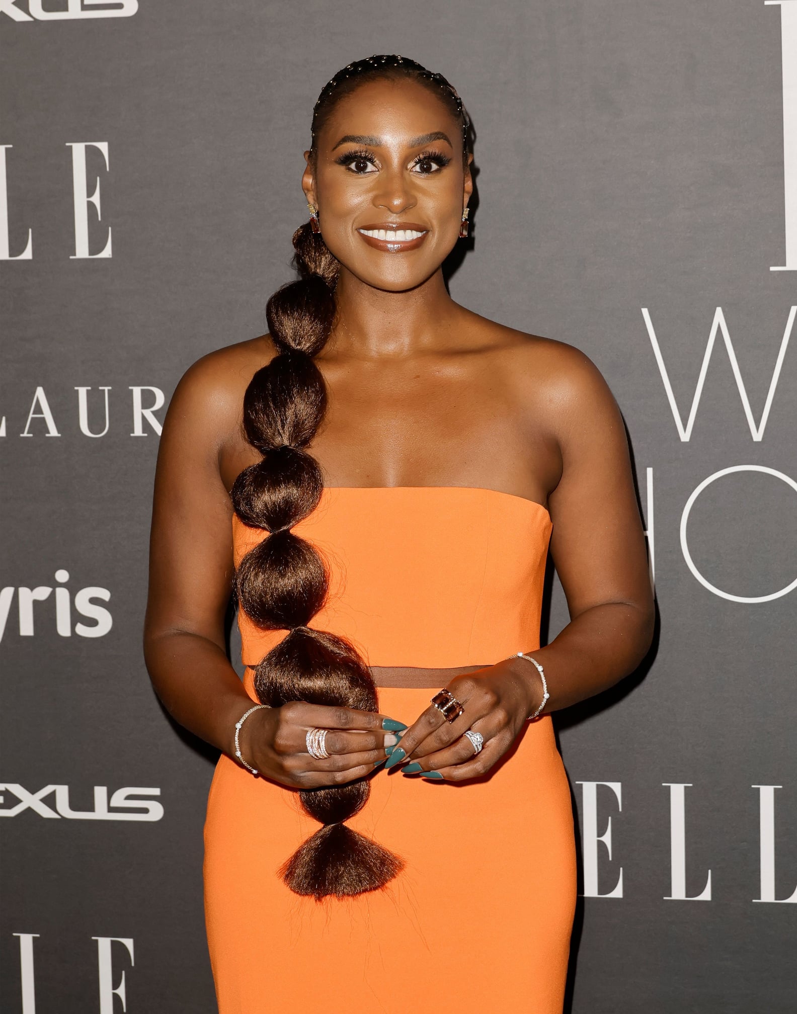 Issa Rae's Bubble-Ponytail Hairstyle: See Photos | PS Beauty
