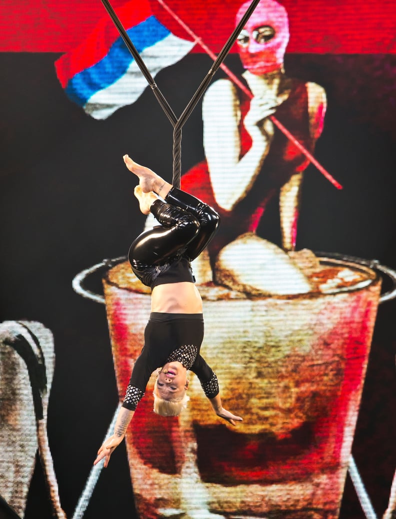 Pink Flying During Performances Pictures | PS Celebrity