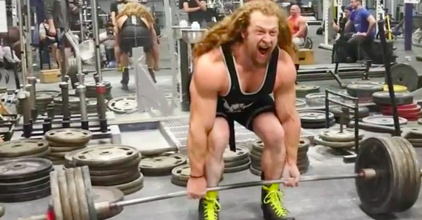 Jon Call Deadlifts 495 Pounds on Rollerblades | Video | PS Fitness