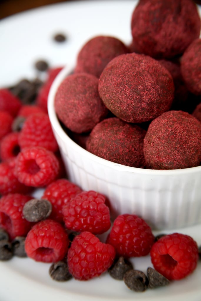 Chocolate Raspberry Protein Balls | POPSUGAR Fitness