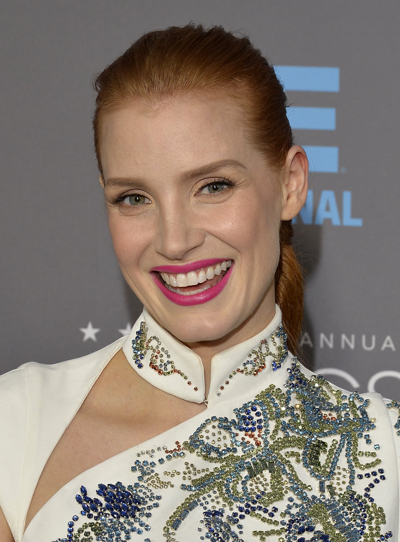 Jessica Chastain Braid Critics' Choice Awards 2015 | PS Beauty