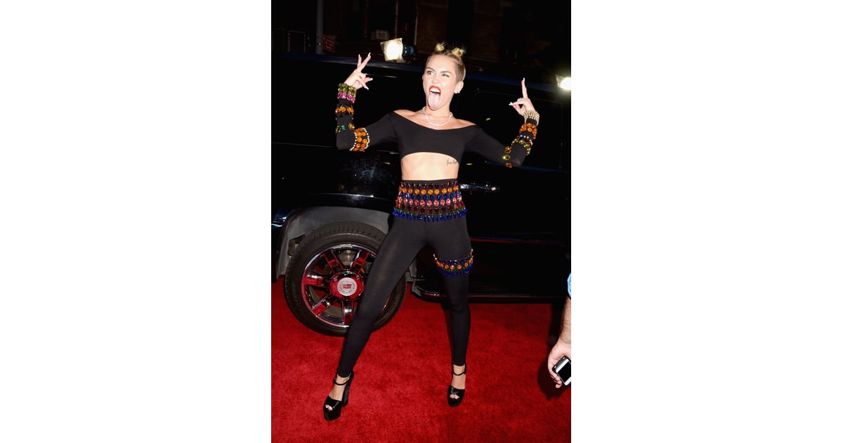 Miley Cyrus at the MTV VMAs in 2013 | Great Moments in Crop-Top History ...