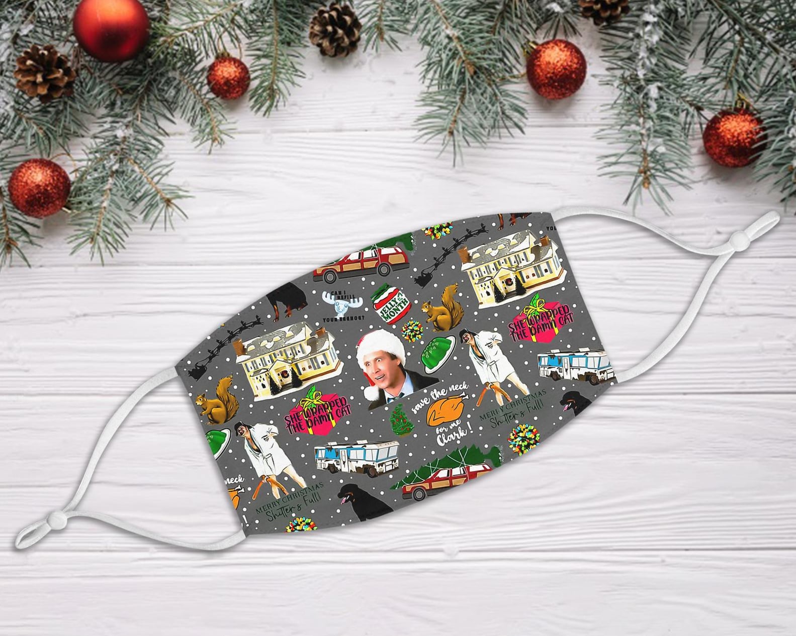 Christmas-Themed Fabric Face Masks | PS Smart Living