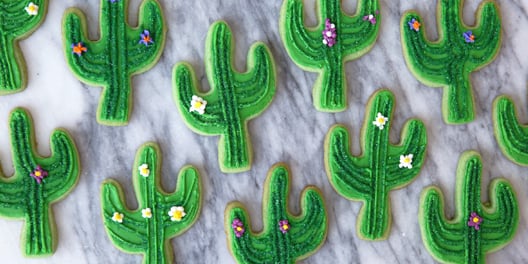 Cactus Iced Cookies | POPSUGAR Food