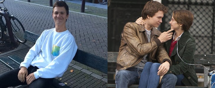 Ansel Elgort Takes Pictures at the Bench From TFIOS | POPSUGAR ...