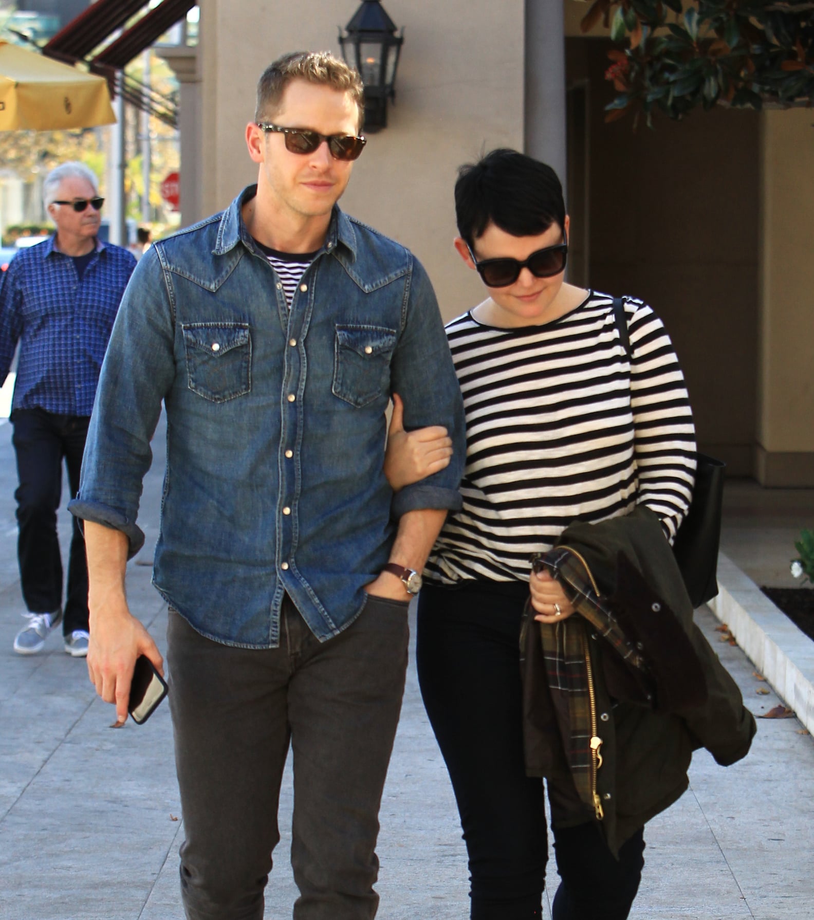 Ginnifer Goodwin and Josh Dallas Out For Lunch in LA | PS Celebrity