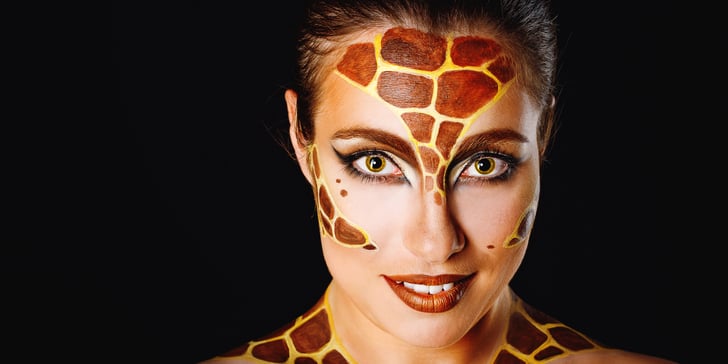 Giraffe Costumes Using Makeup For Halloween | POPSUGAR Beauty