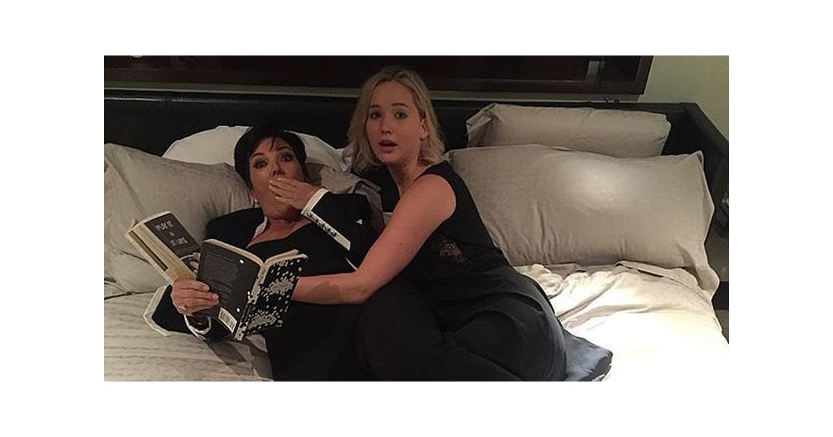 Jennifer Lawrence In Bed With Kris Jenner On Instagram Popsugar Celebrity 3742