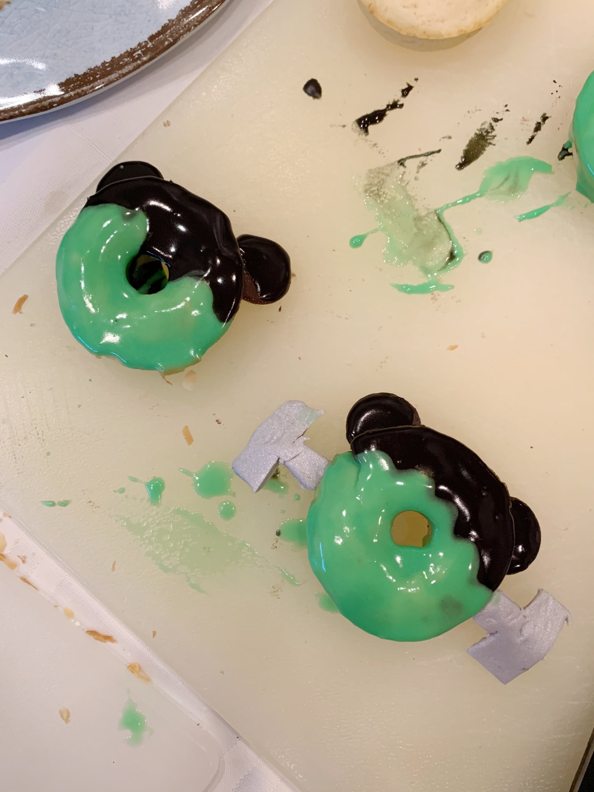 Mickey Mouse Frankenstein Doughnuts Recipe | POPSUGAR Food