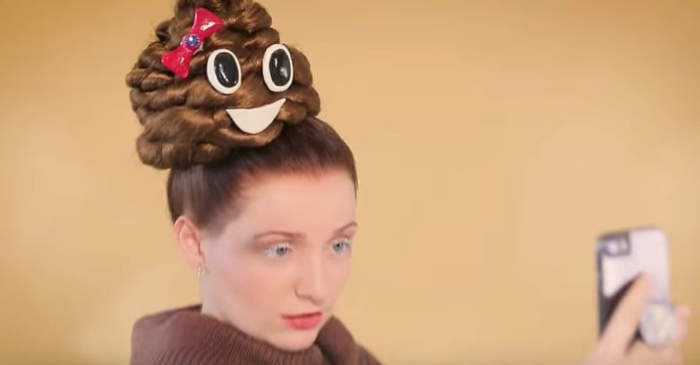 Poop Emoji Hair Tutorial | POPSUGAR Beauty