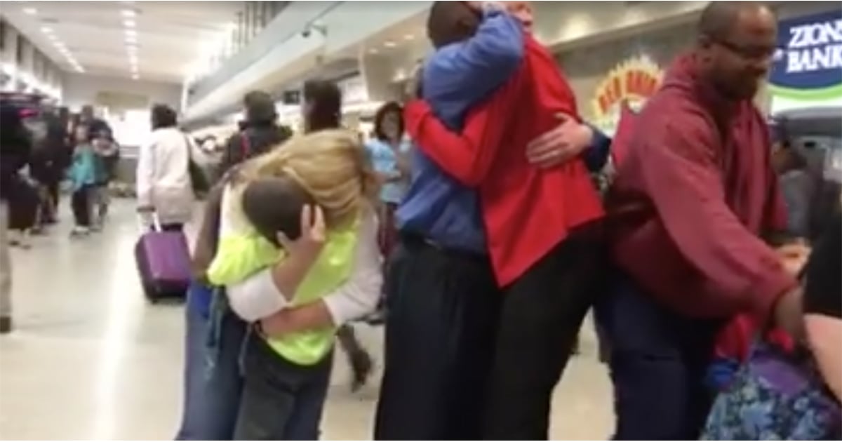 Couple Meets Their Two Adopted Sons Three Years Later | POPSUGAR Family