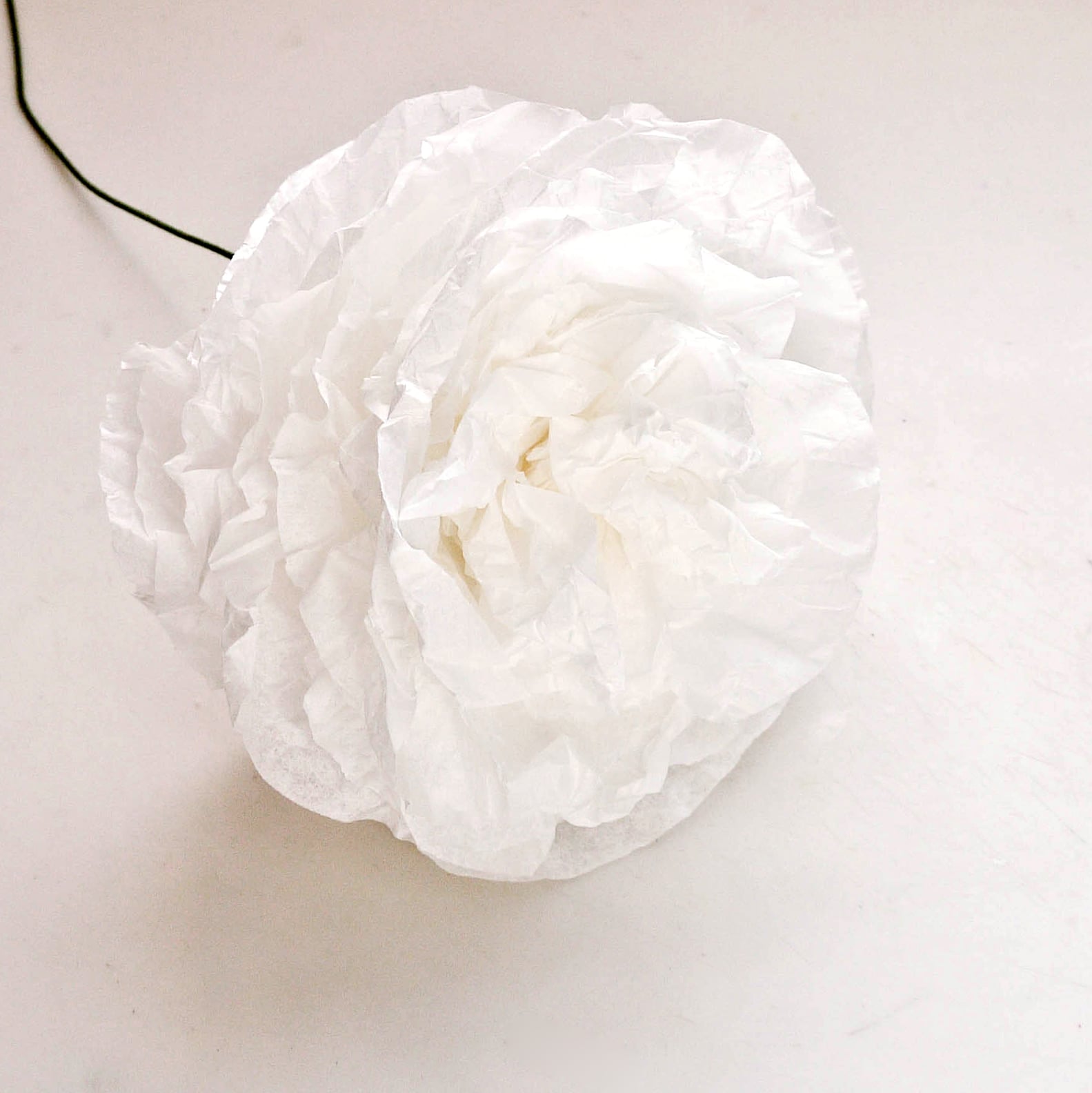 DIY Coffee Filter Peonies | PS Smart Living