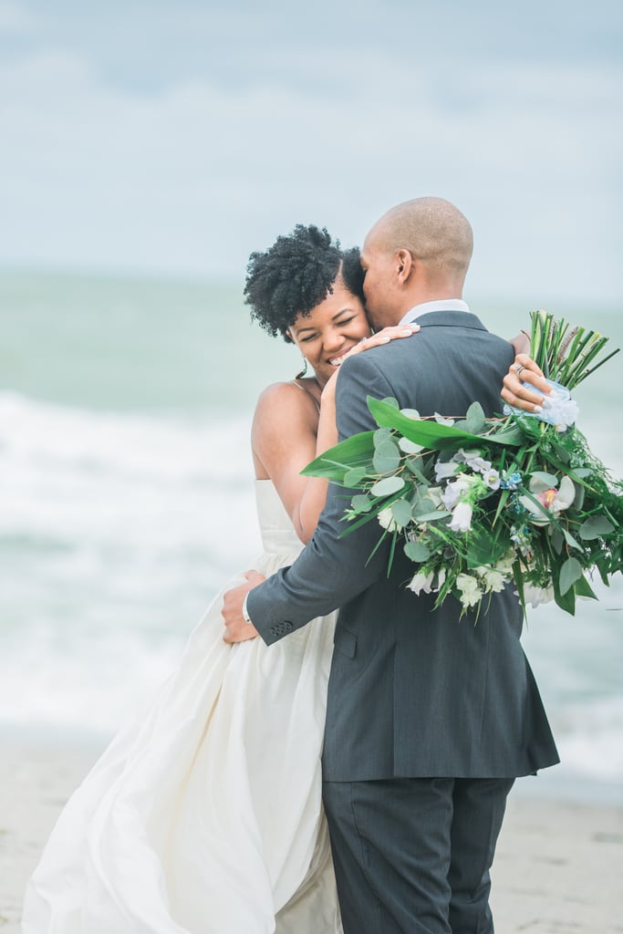 First Look Wedding Photo Shoot On The Beach Popsugar Love And Sex Photo 41
