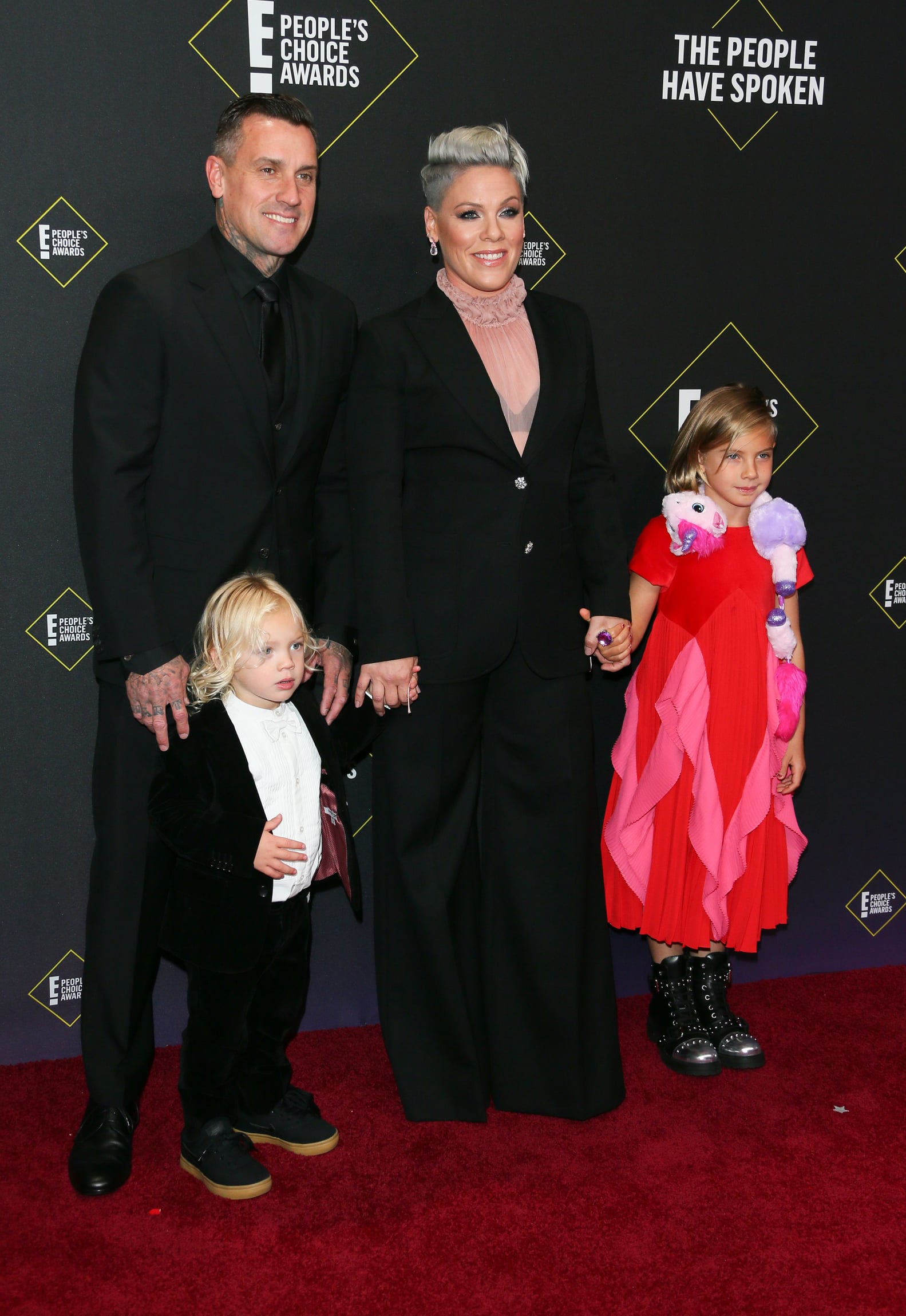 Pink and Her Kids at the 2019 People's Choice Awards Photos | PS Celebrity