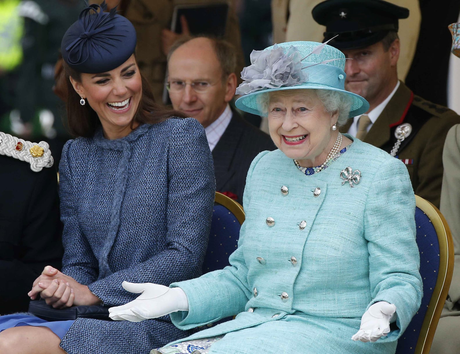 Pictures of Kate Middleton Laughing | POPSUGAR Celebrity