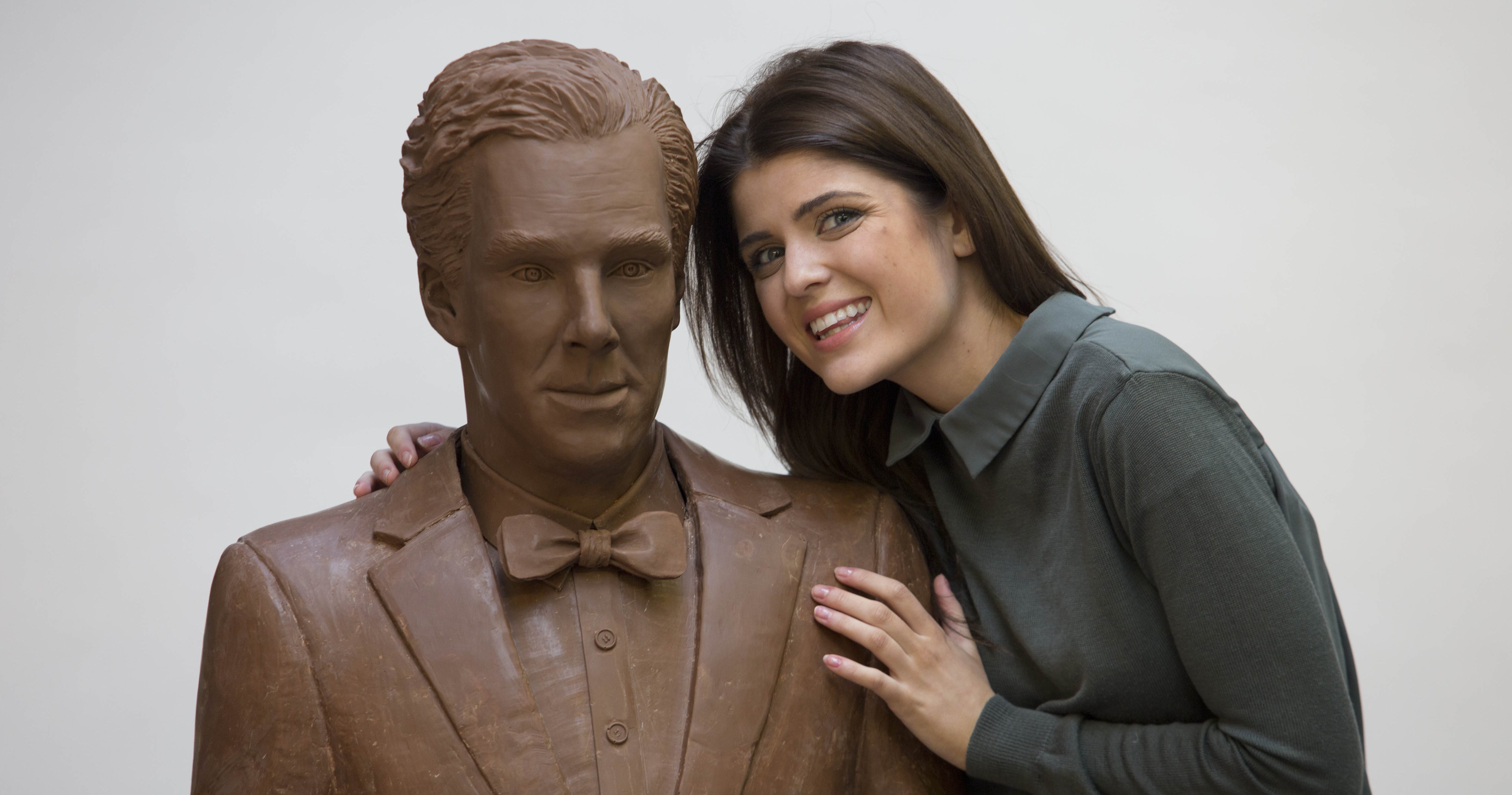 Benedict Cumberbatch Chocolate Statue Photos | PS Food