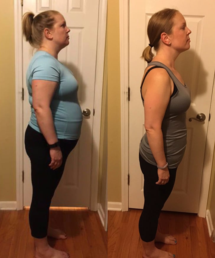 Before And After 25 Pound Weight Loss POPSUGAR Fitness