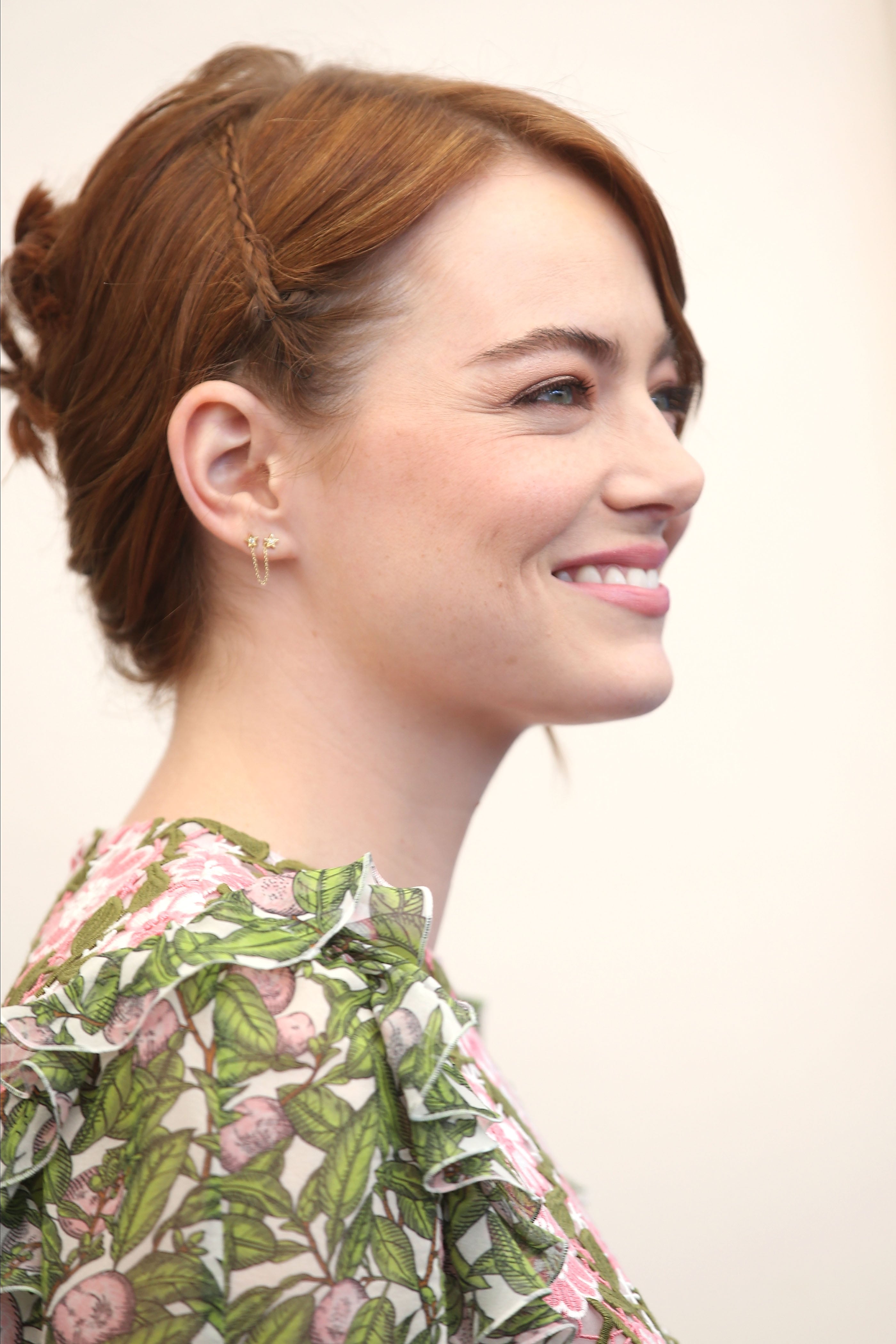 Emma Stone's Braided Updo at the 2016 Venice Film Festival | PS Beauty