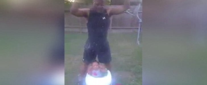 Grandfather Takes Ice Bucket Challenge With 10-Month Old | POPSUGAR Family