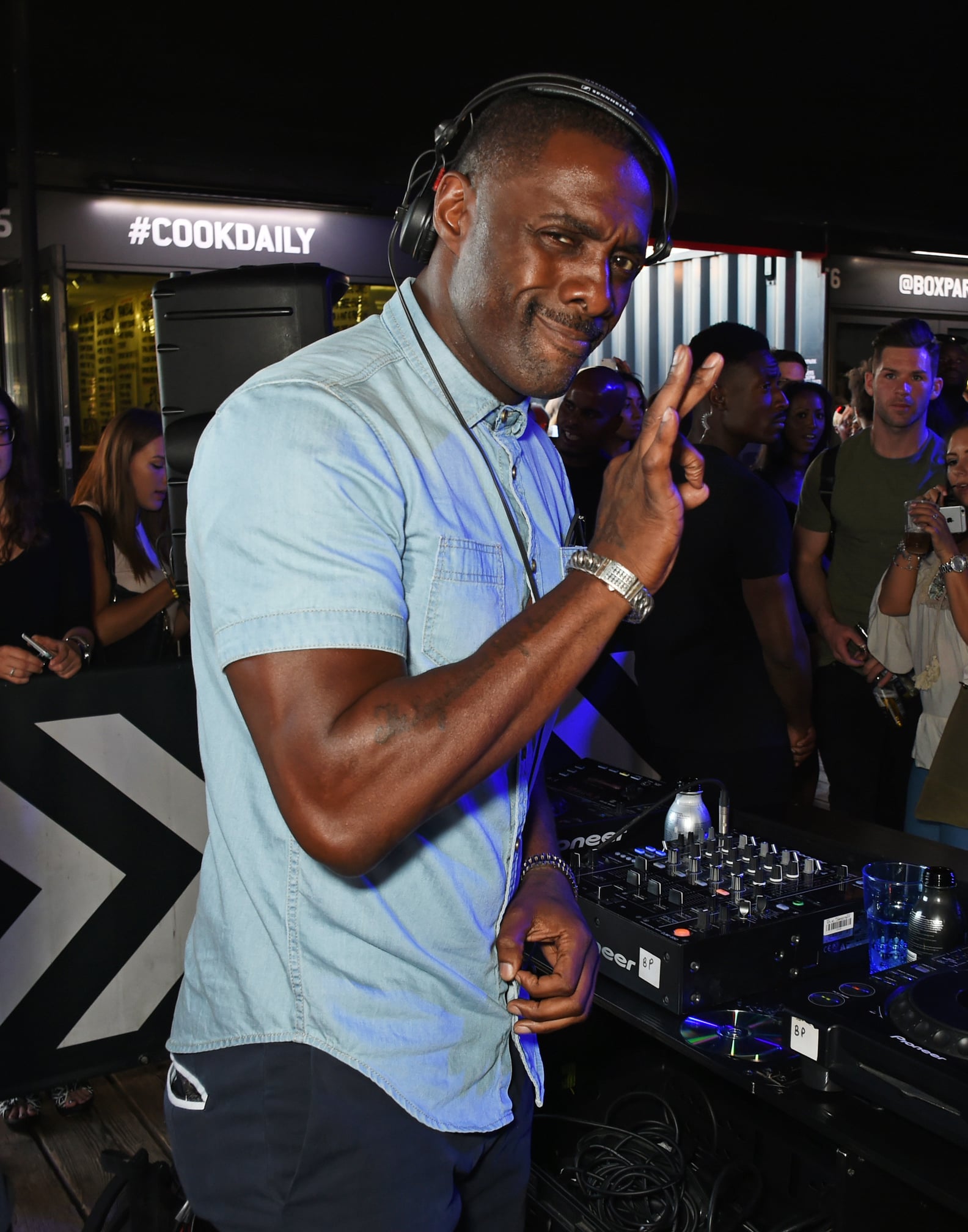 Idris Elba at Superdry Event in London August 2016 | PS Celebrity