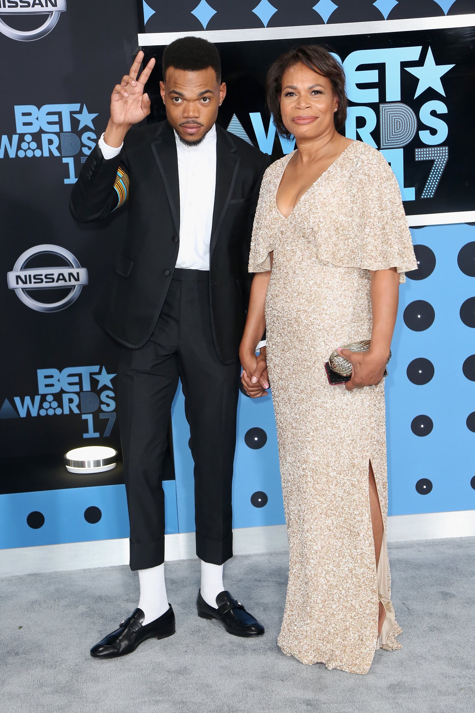 Chance the Rapper and His Mom at the 2017 BET Awards | PS Celebrity