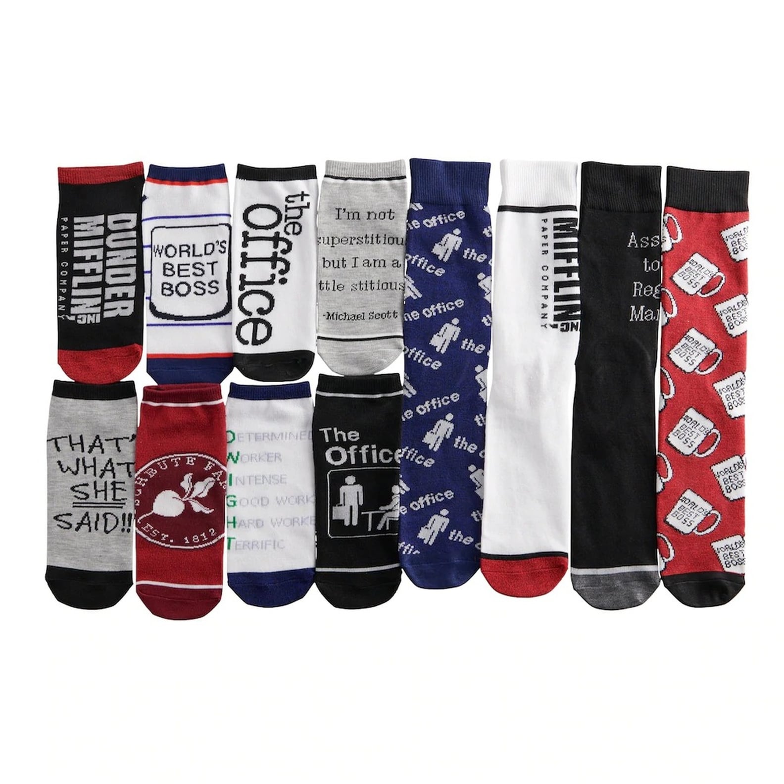The Office Dunder Mifflin Sock Advent Calendar For Christmas | PS ...