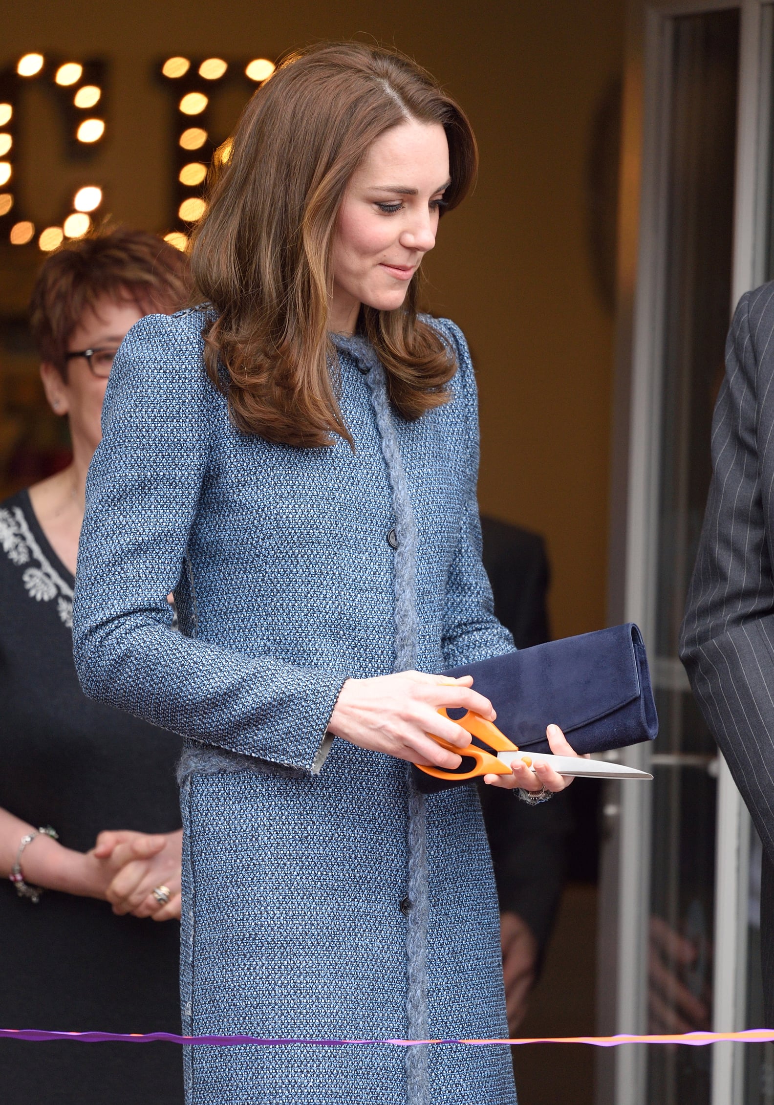 Kate Middleton Blue Tweed Missoni Coat March 2016 | PS Fashion