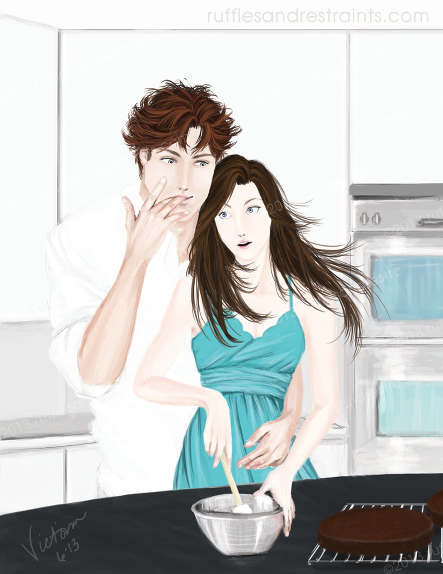 Fifty Shades of Grey Fan Art Ruffles and Restraints | PS Love