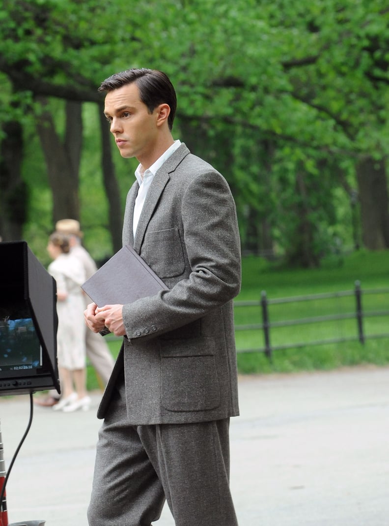 Nicholas Hoult Grey Suit