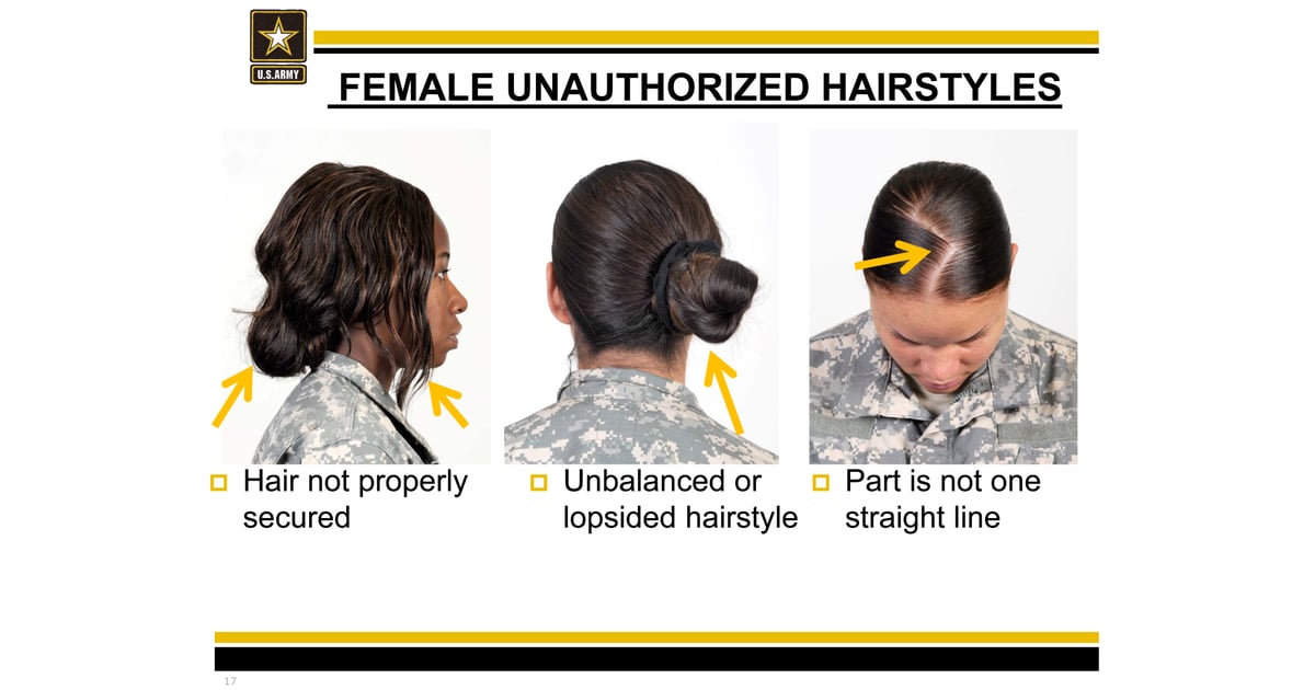 Source: U.S. Army | Women With Natural Hair Petition Army Regulation 670-1 | POPSUGAR Beauty Photo 3
