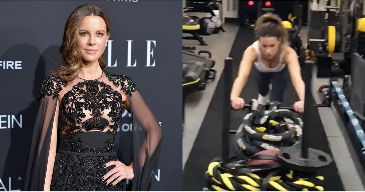 Kate Beckinsale's Sled Pushes Workout | POPSUGAR Fitness UK