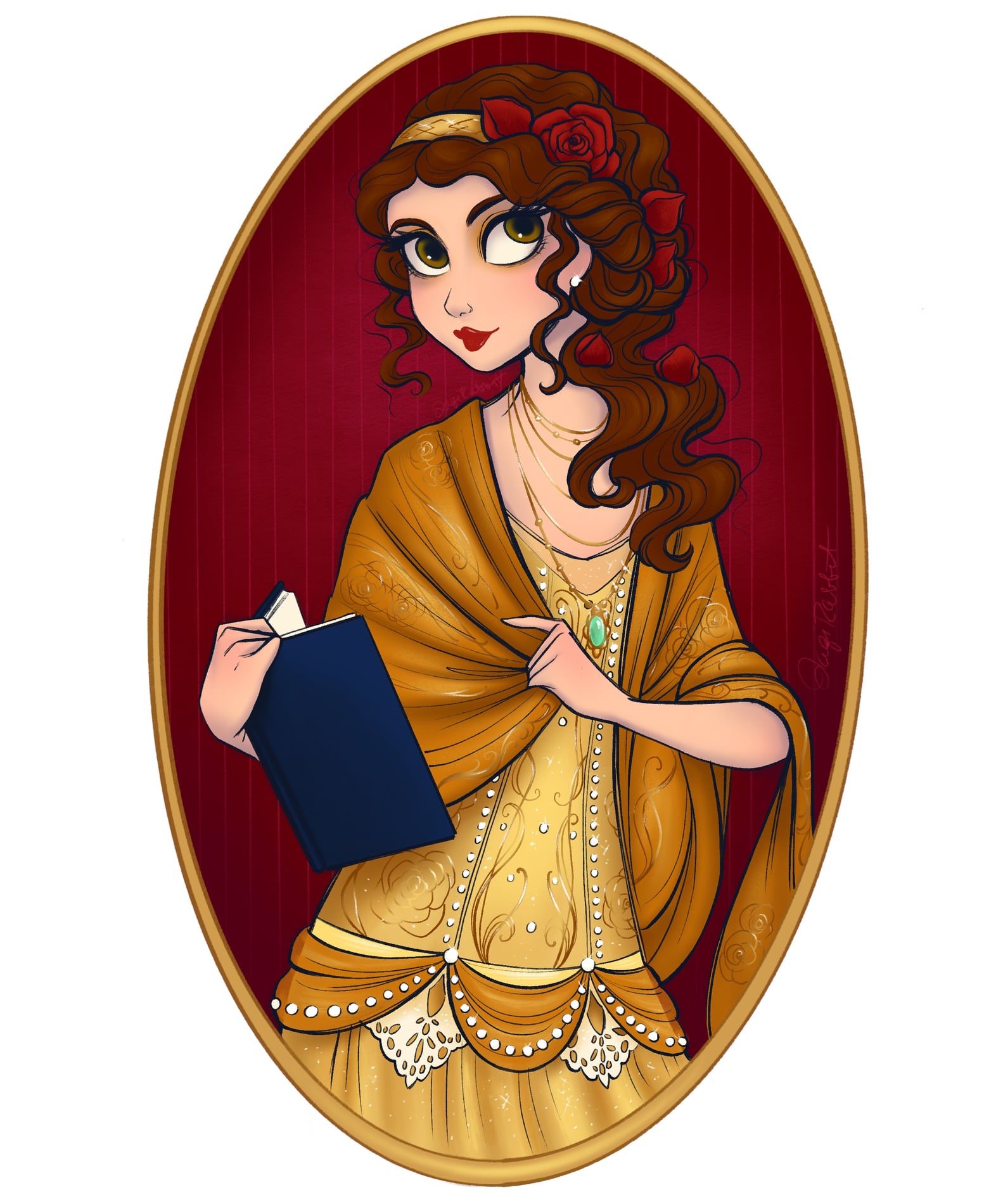 1920s-Inspired Illustrations of Disney Princesses | PS Smart Living